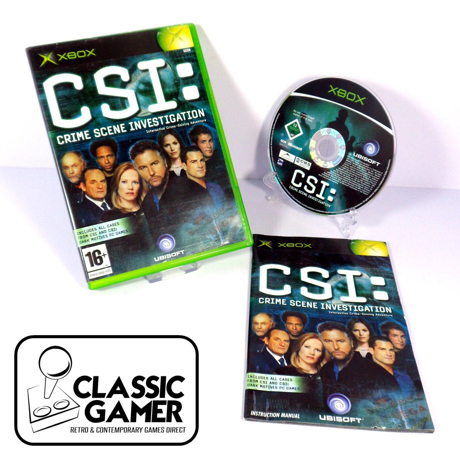 CSI: Crime Scene Investigation (Microsoft Xbox) - ClassicGamer: Classic ...