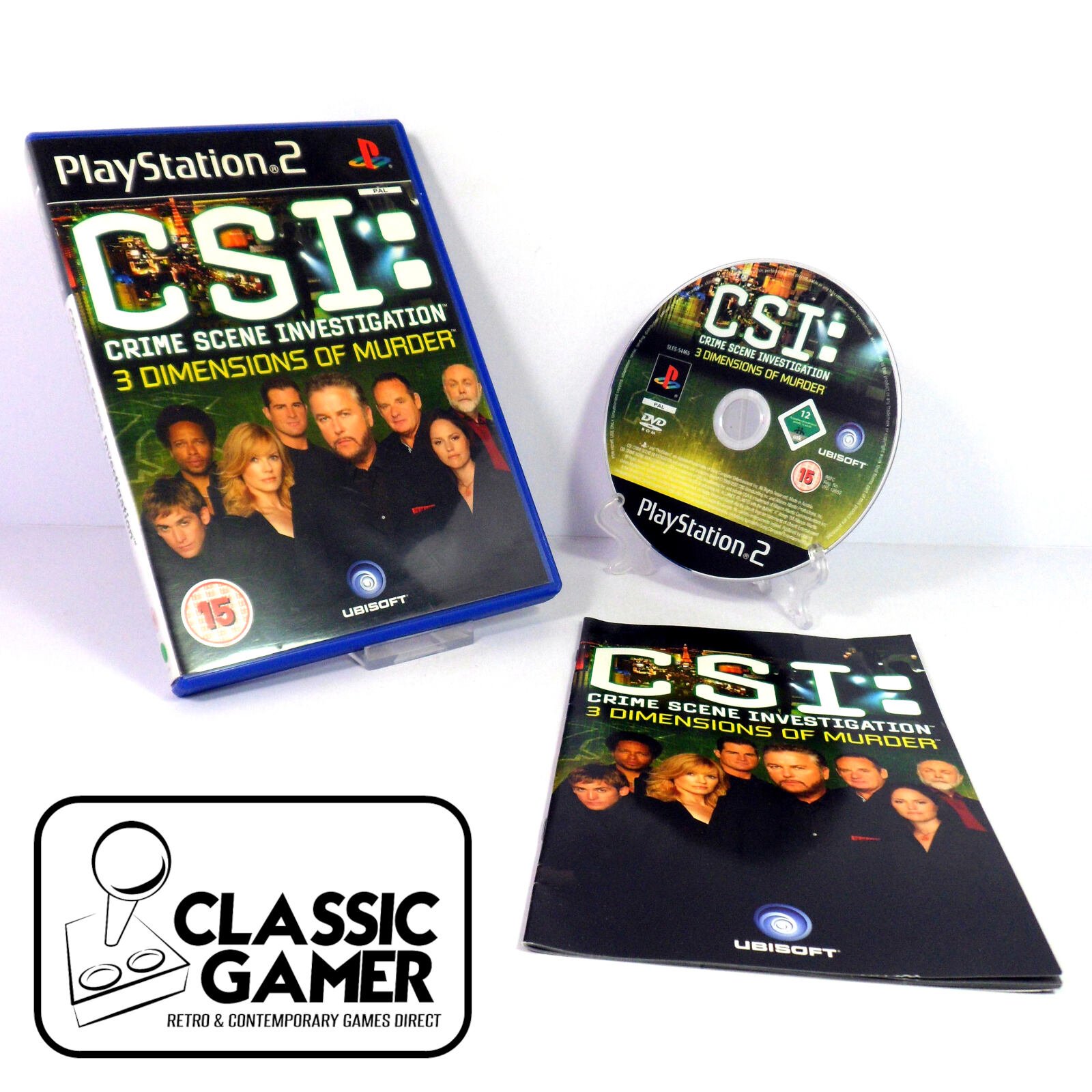 CSI: 3 Dimensions of Murder (Sony PlayStation 2) - ClassicGamer ...