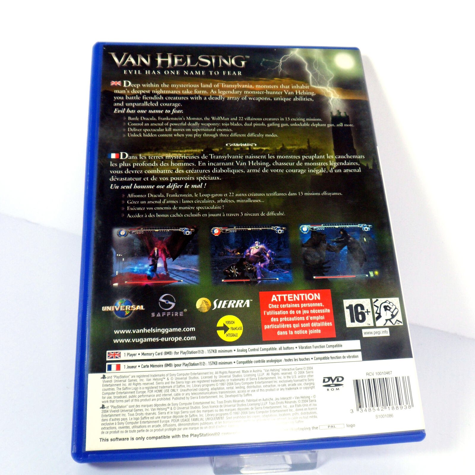 Van Helsing (Sony PlayStation 2) - ClassicGamer: Classic & Retro Games ...