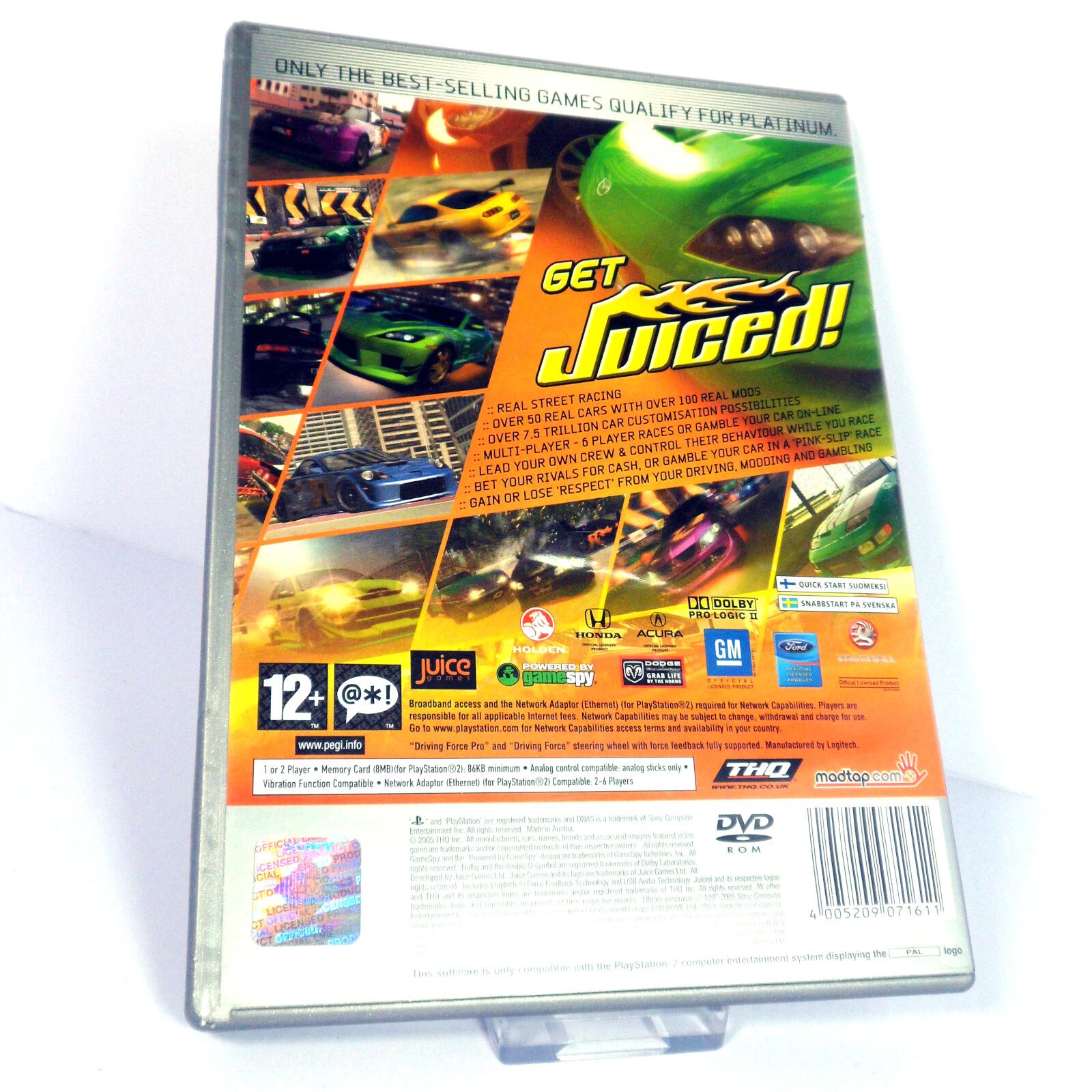 Juiced (Platinum) (Sony PlayStation 2) - ClassicGamer: Classic & Retro ...