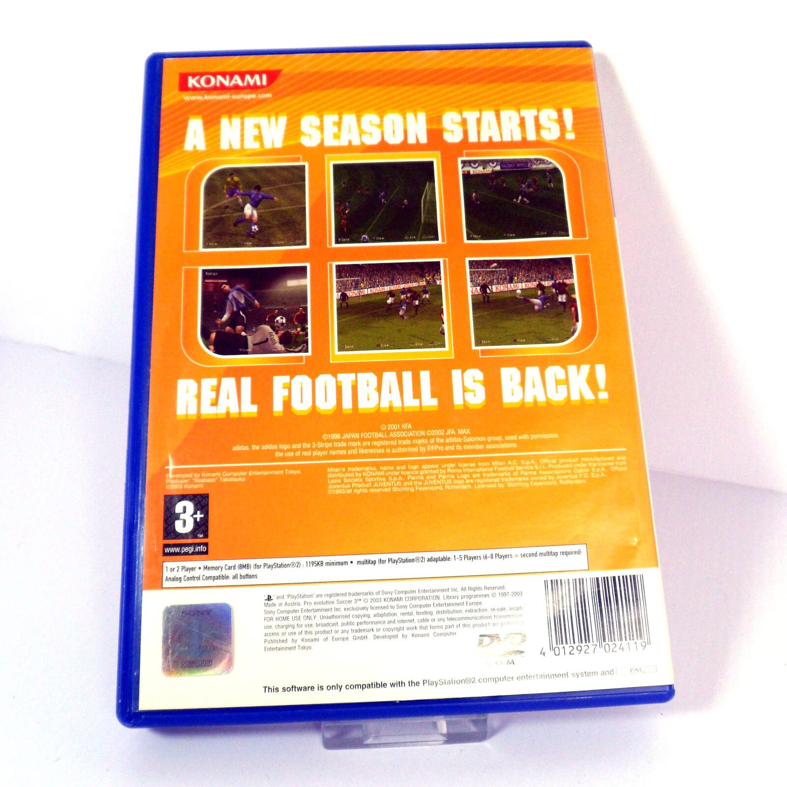 Pro Evolution Soccer 3 (Sony PlayStation 2) - ClassicGamer: Classic ...