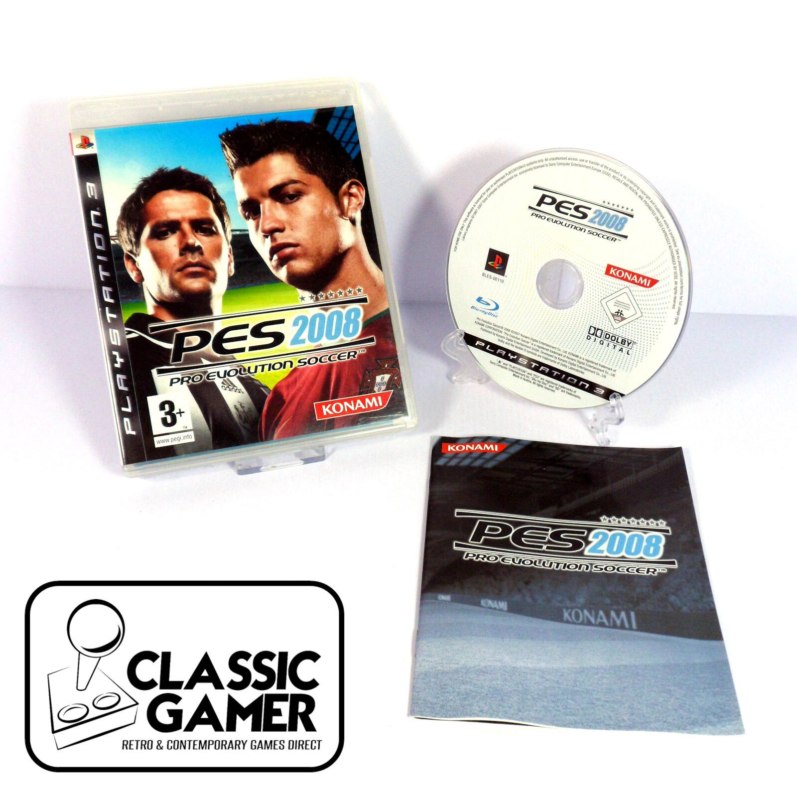 PES 2008: Pro Evolution Soccer (Sony PlayStation 3) - ClassicGamer ...