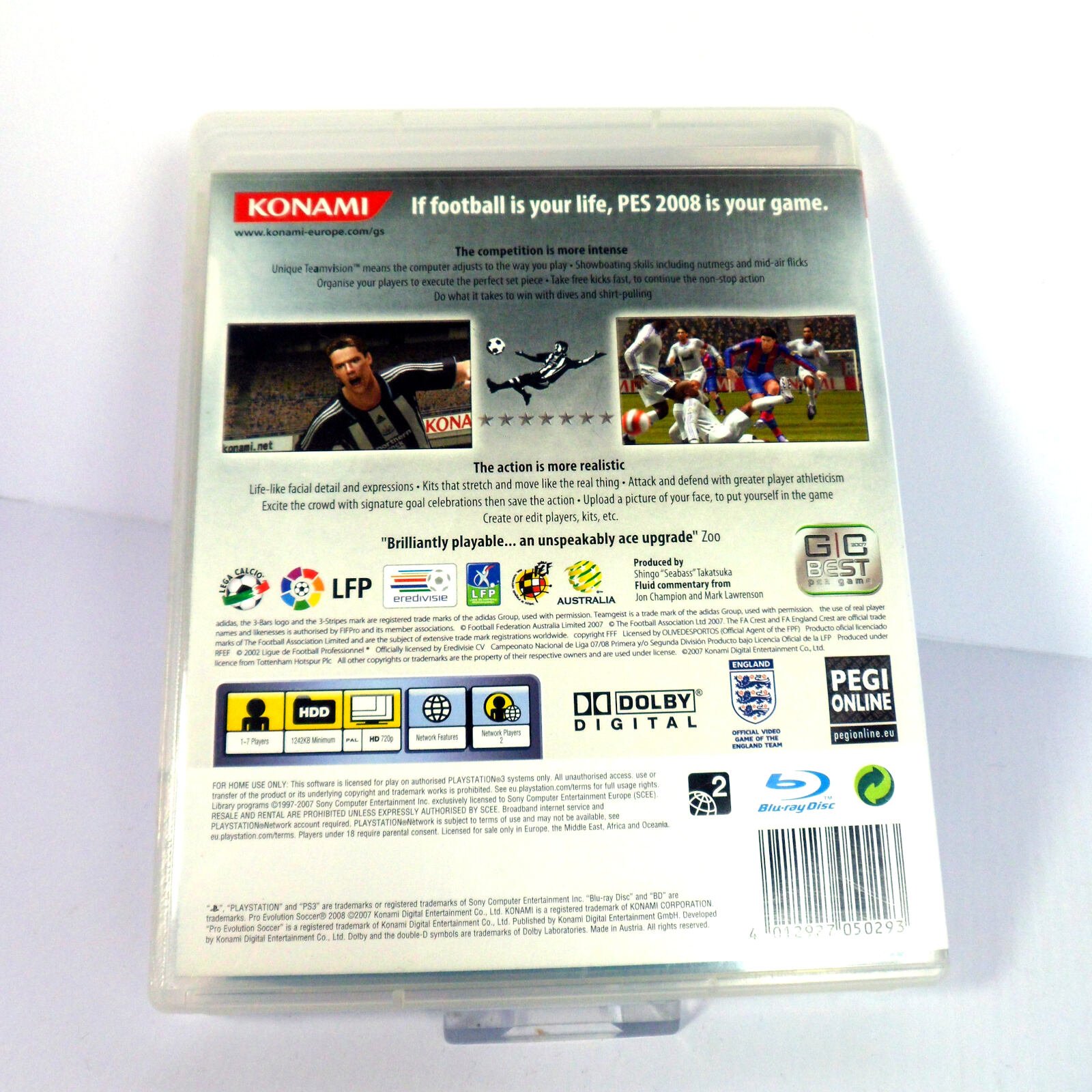 PES 2008: Pro Evolution Soccer (Sony PlayStation 3) - ClassicGamer ...