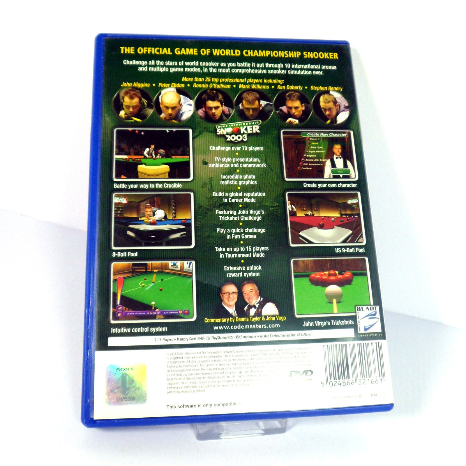 World Championship Snooker 2003 (Sony PlayStation 2) - ClassicGamer ...
