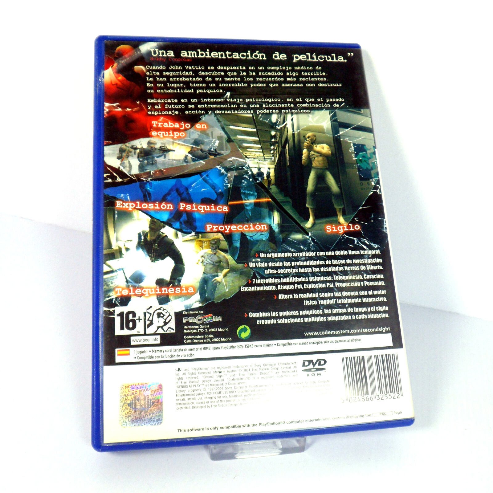 Second Sight (SPANISH PAL) (Sony PlayStation 2) - ClassicGamer: Classic ...