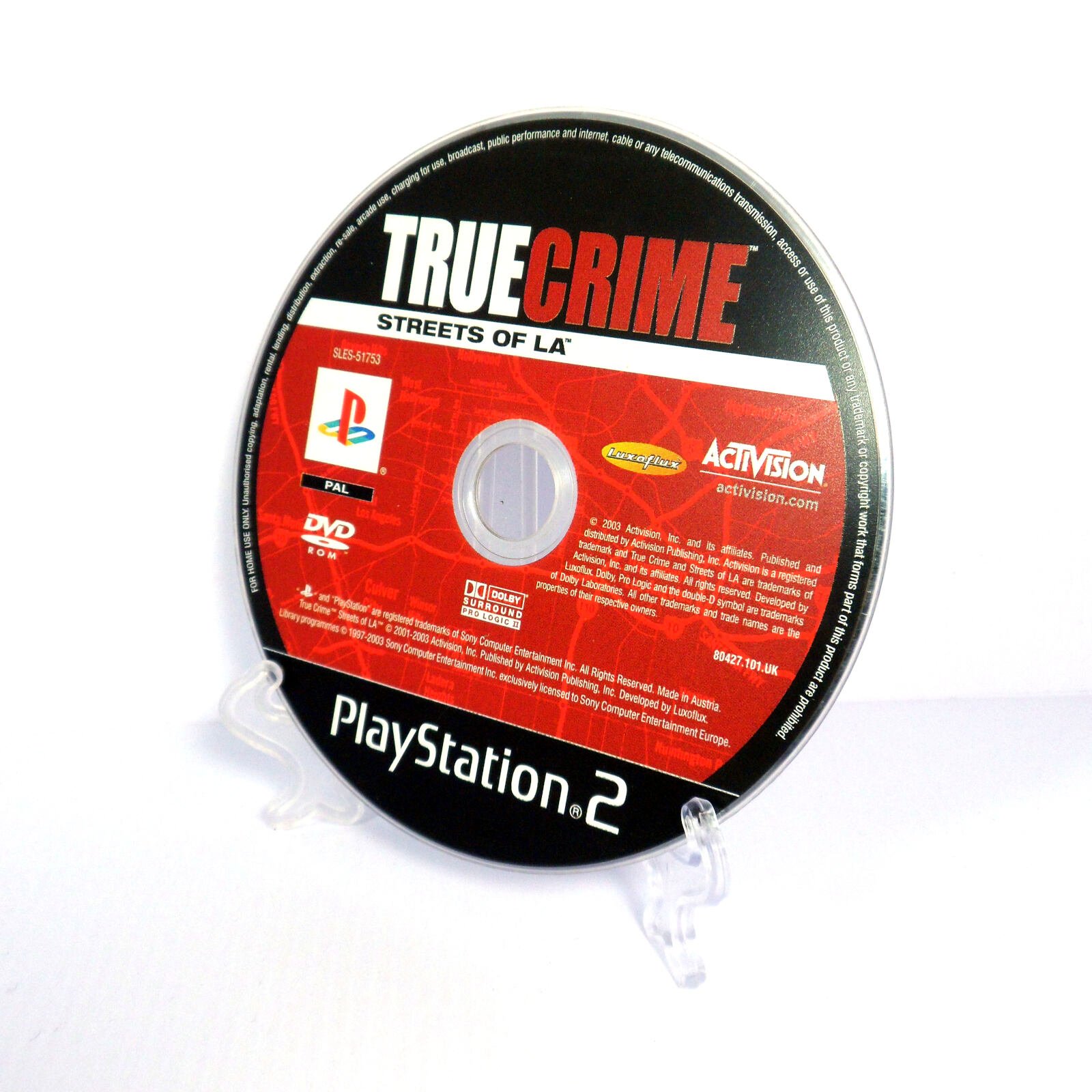 True Crime Streets Of LA Sony PlayStation 2 ClassicGamer Classic
