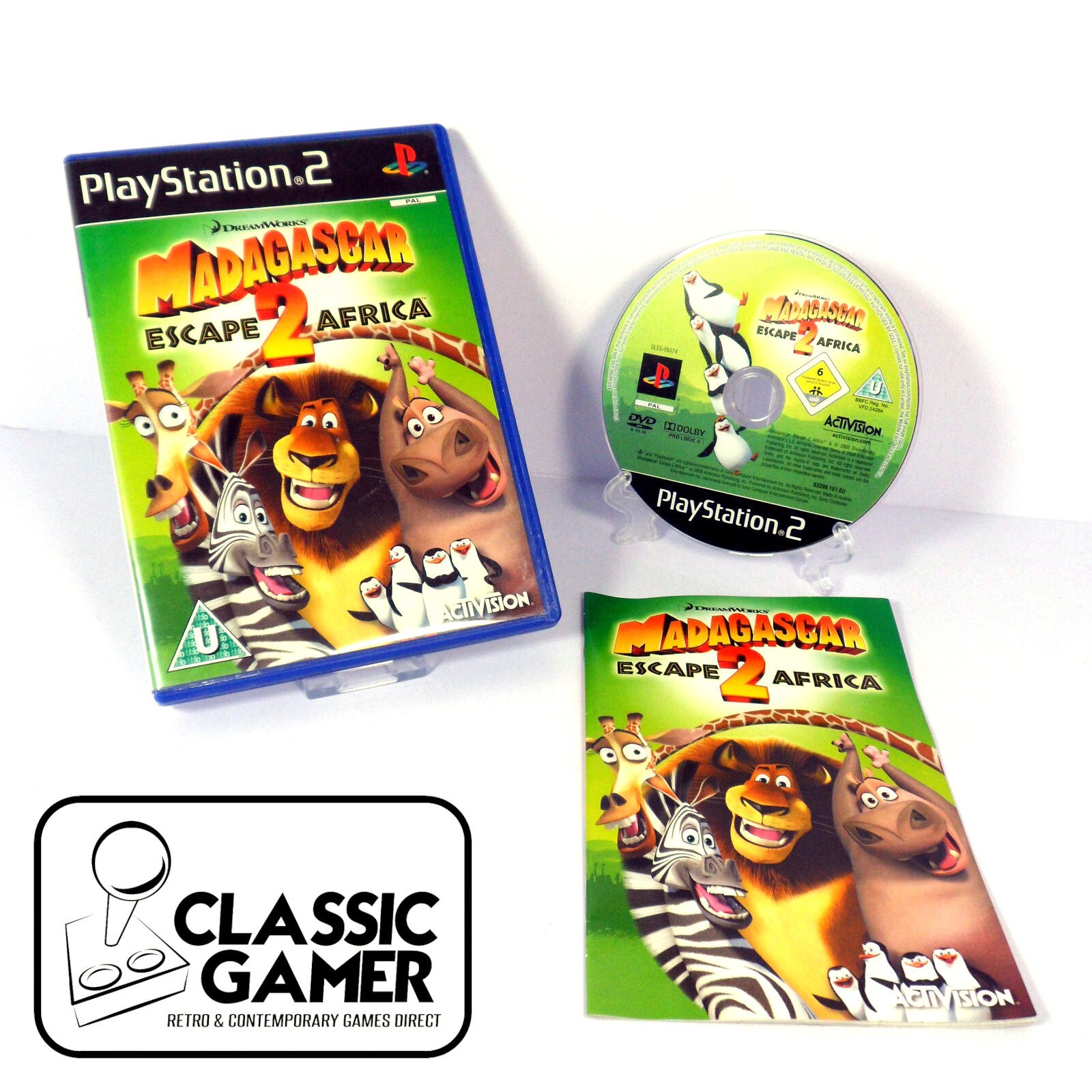 Madagascar 2: Escape 2 Africa (Sony PlayStation 2) - ClassicGamer: Classic & Retro Games for ...