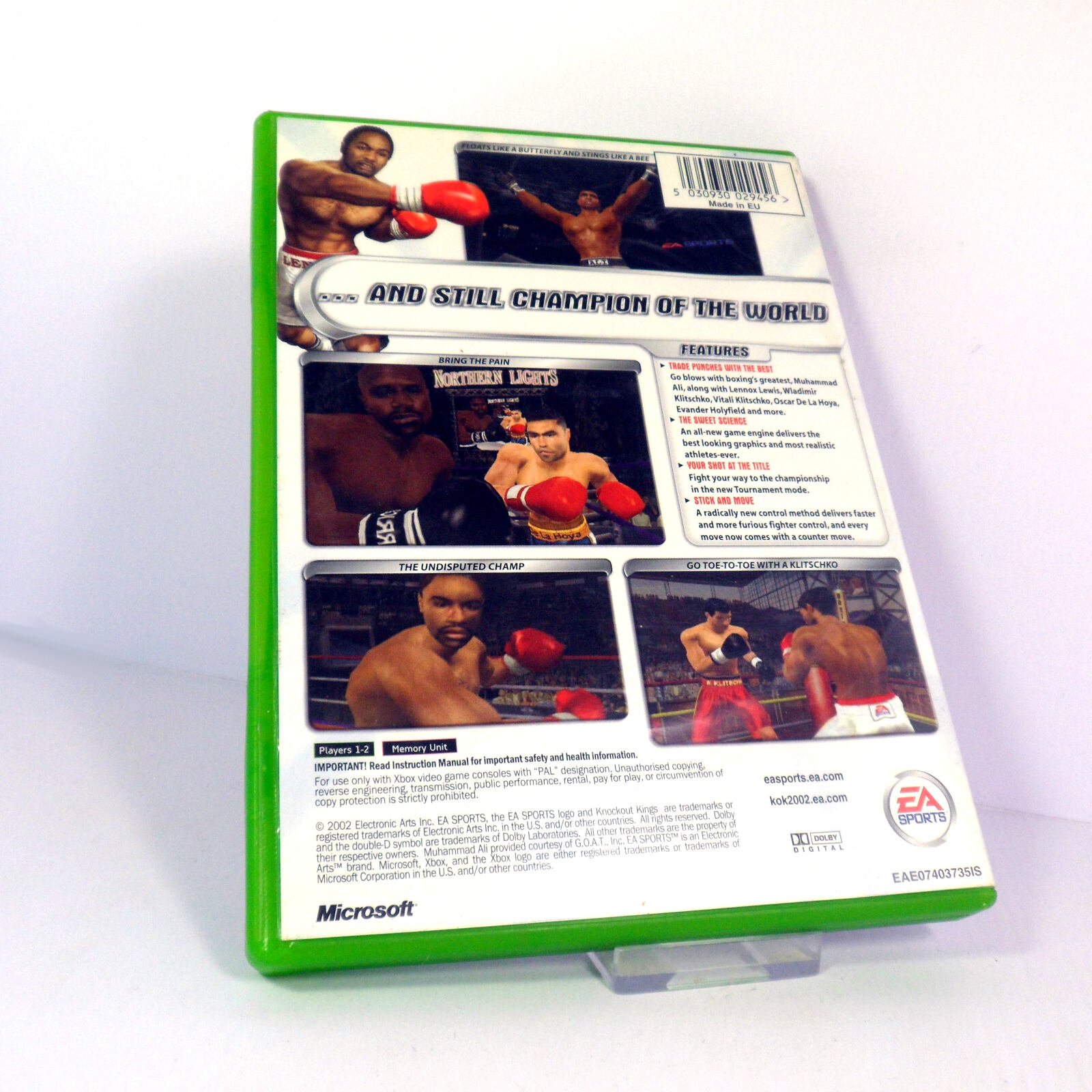 Knockout Kings 2002 (Microsoft Xbox) - ClassicGamer: Classic & Retro Games for Sale in the UK