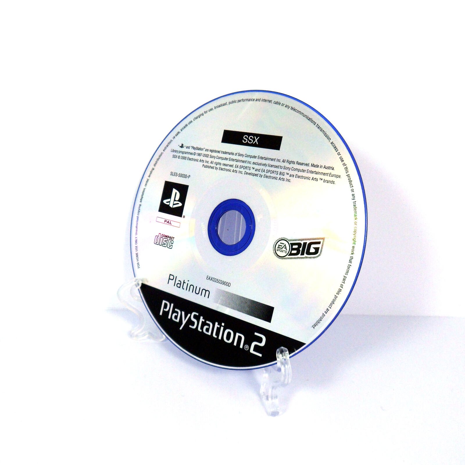 SSX (Platinum) (Sony PlayStation 2) - ClassicGamer: Classic & Retro ...