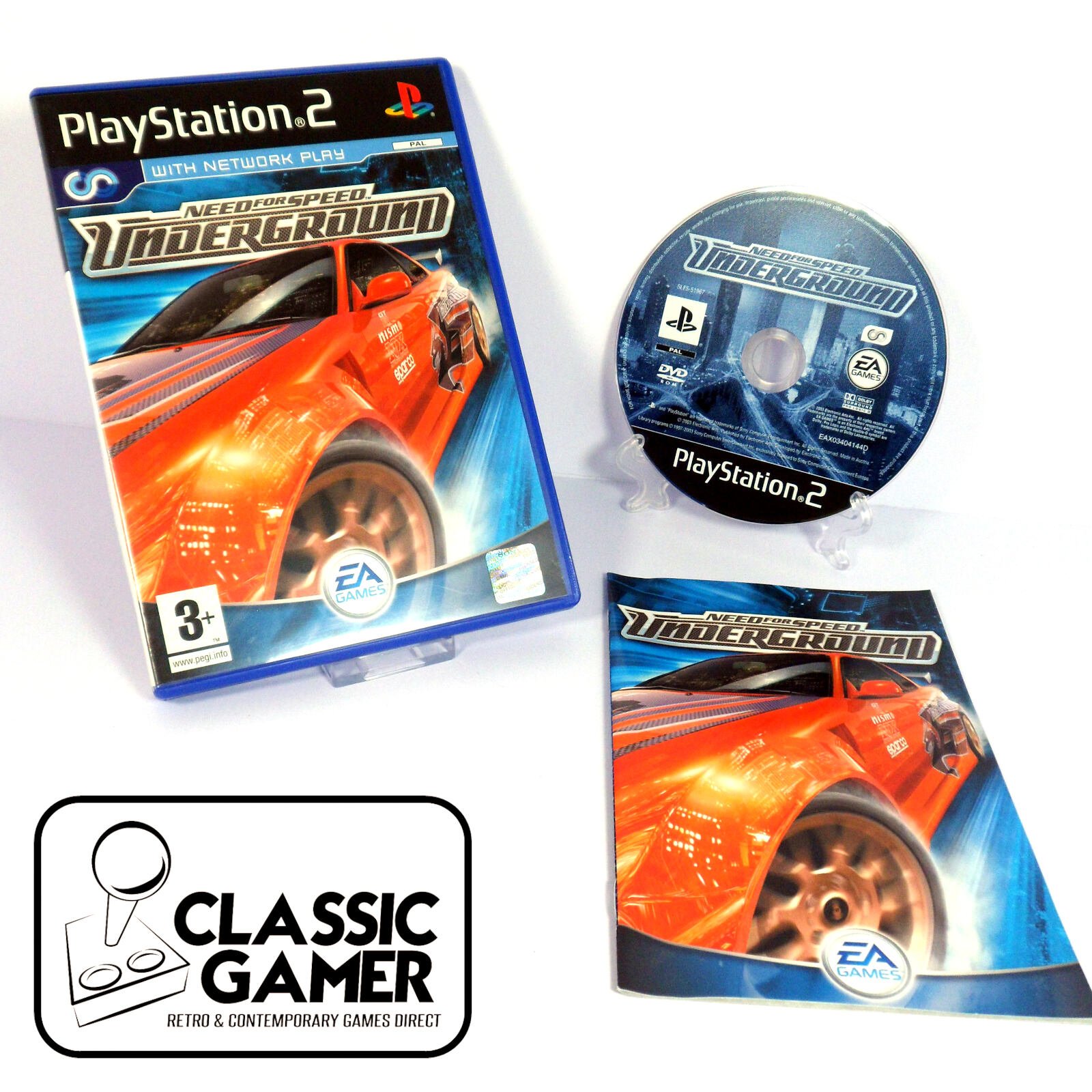 Need For Speed: Underground (Sony PlayStation 2) - ClassicGamer ...