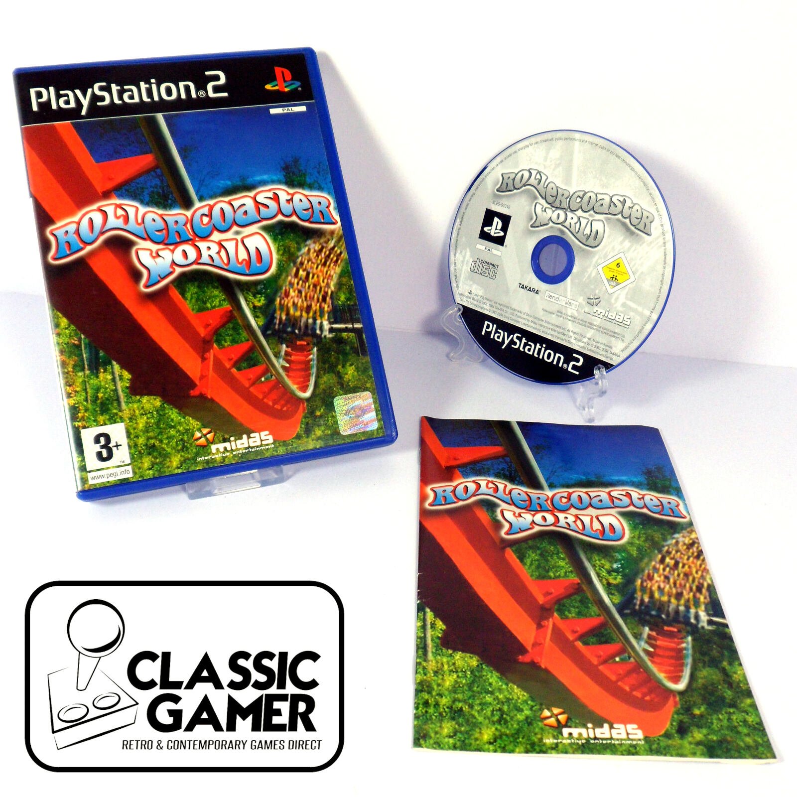 Rollercoaster World (Sony PlayStation 2) - ClassicGamer: Classic ...