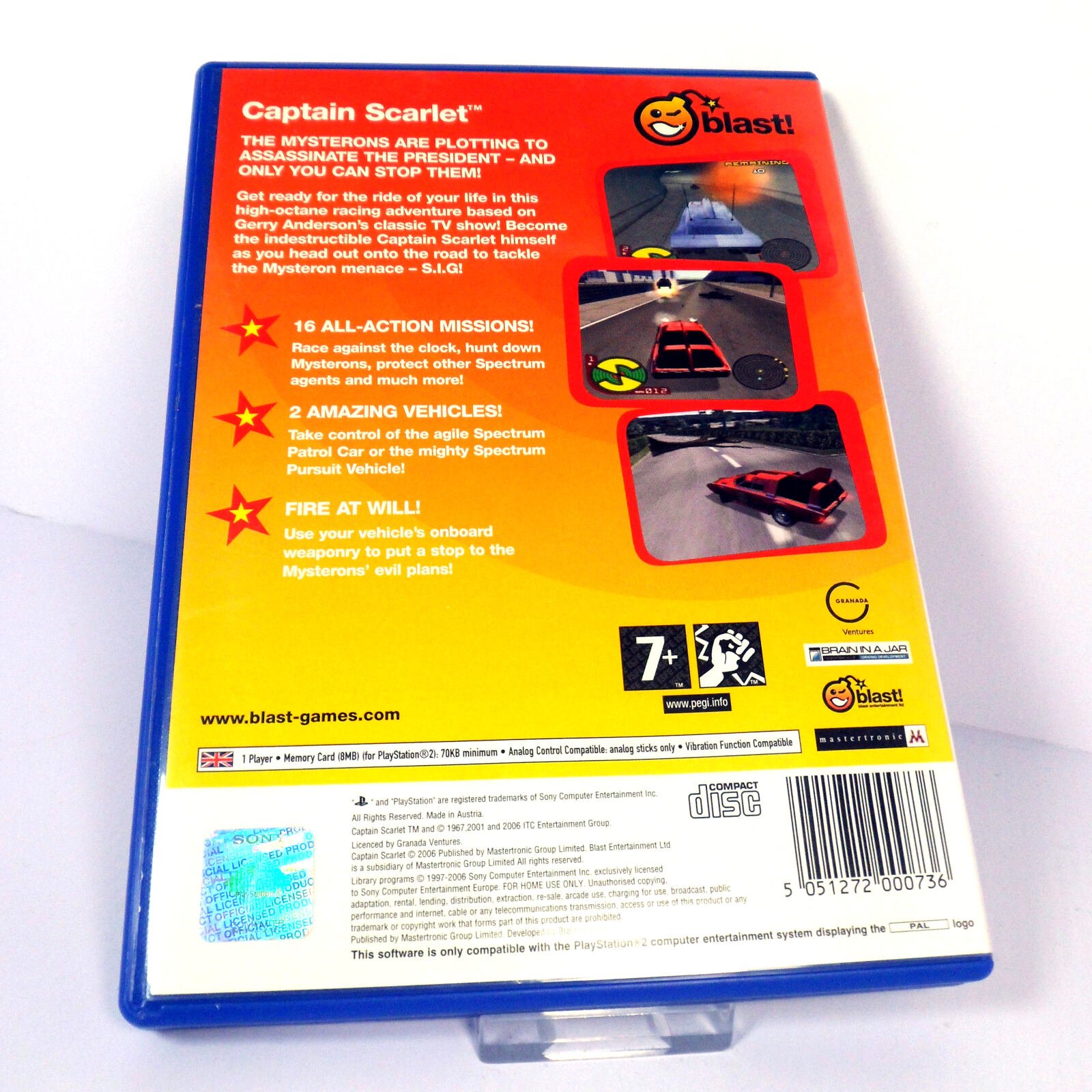 Captain Scarlet (Sony PlayStation 2) - ClassicGamer: Classic & Retro ...