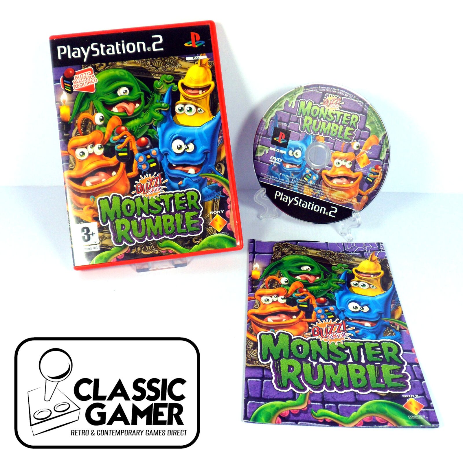 Buzz! Junior: Monster Rumble (Sony PlayStation 2) - ClassicGamer ...