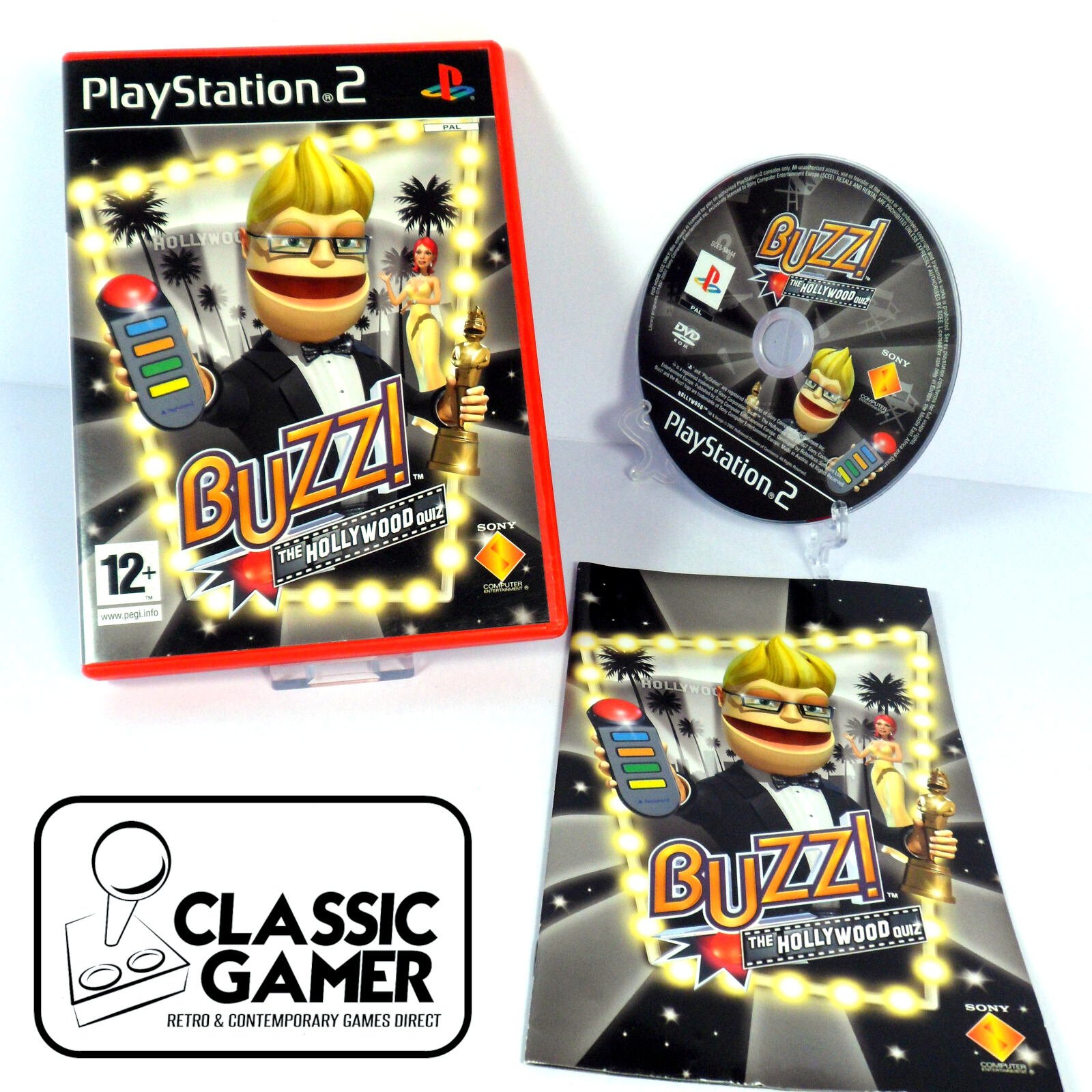 Buzz! The Hollywood Quiz (Sony PlayStation 2) - ClassicGamer: Classic ...