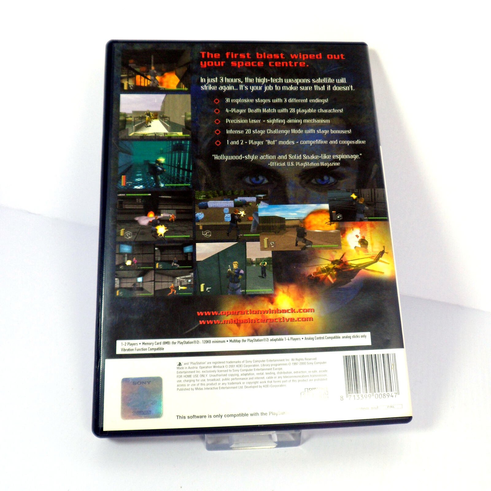 Operation Winback (Sony PlayStation 2) - ClassicGamer: Classic & Retro ...