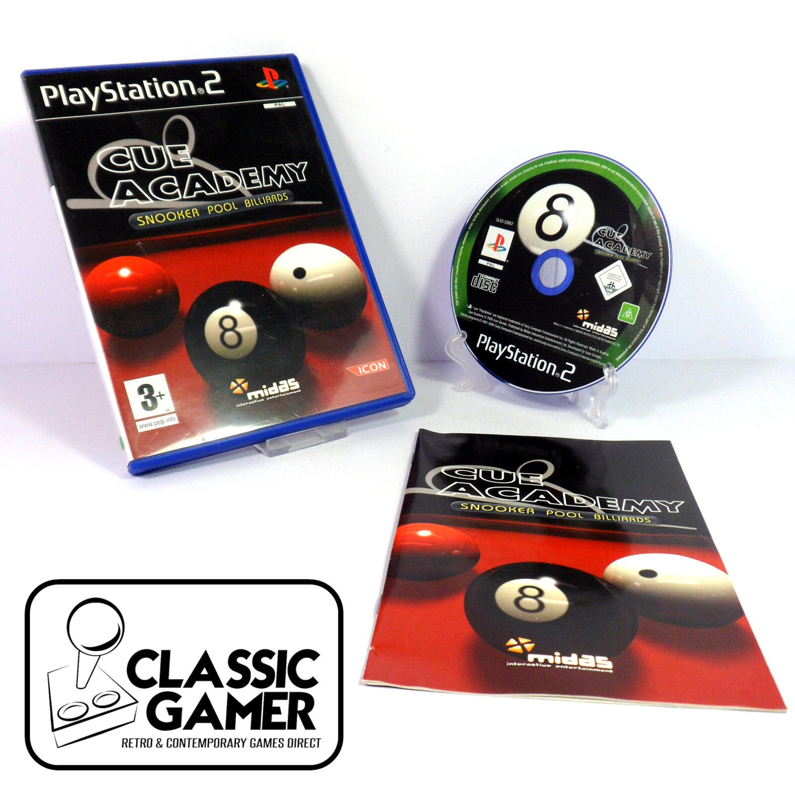 Cue Academy: Snooker Pool Billiards (Sony PlayStation 2) - ClassicGamer ...