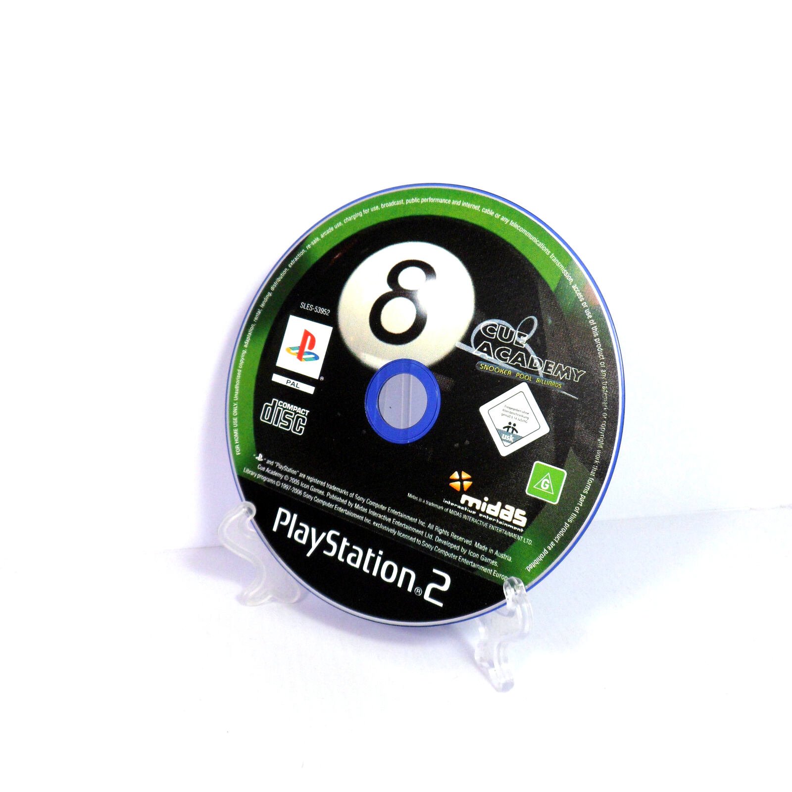 Cue Academy: Snooker Pool Billiards (Sony PlayStation 2) - ClassicGamer ...