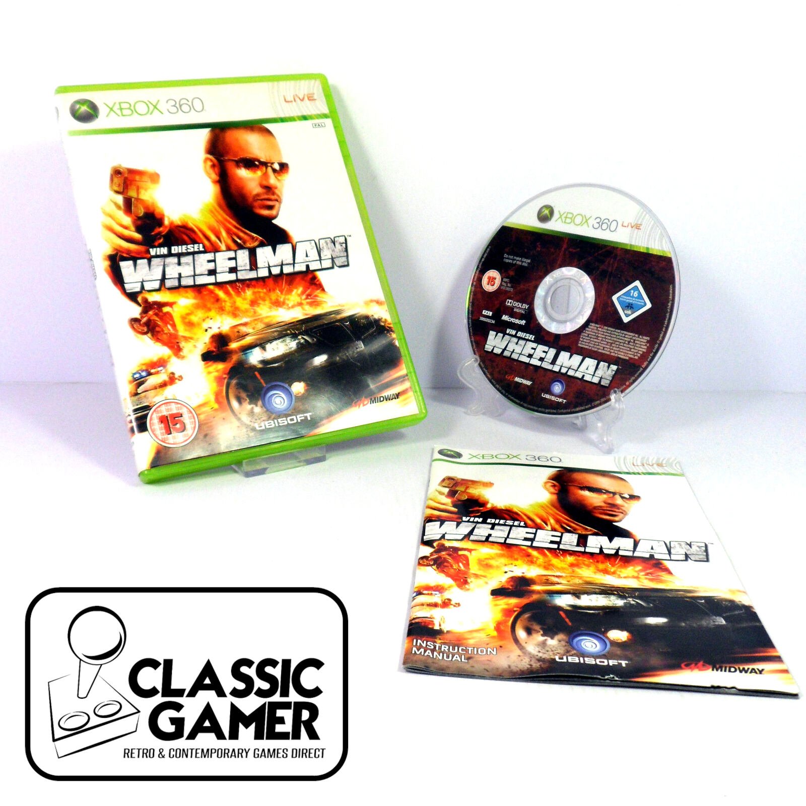 Vin Diesel Wheelman (Microsoft Xbox 360) - ClassicGamer: Classic ...