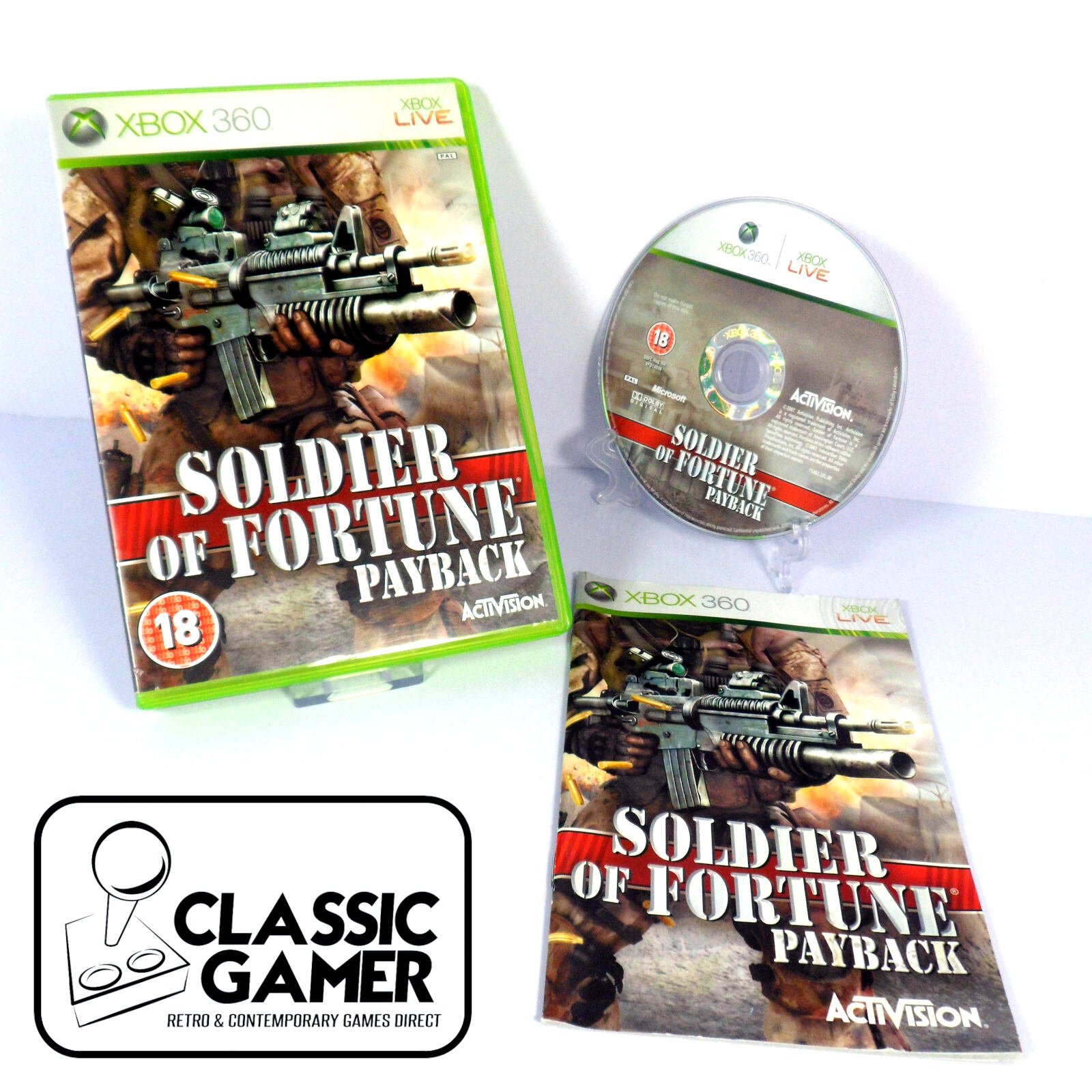Soldier of Fortune: Payback (Microsoft Xbox 360) - ClassicGamer ...