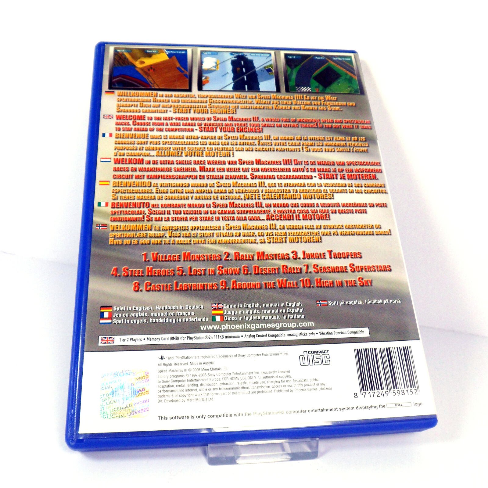 Speed Machines III (Sony PlayStation 2) - ClassicGamer: Classic & Retro ...