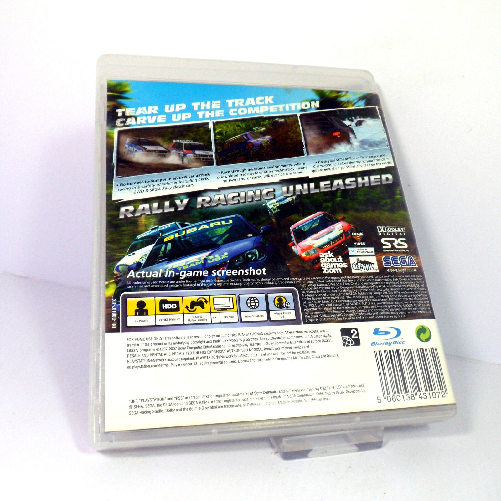 SEGA Rally (Sony PlayStation 3) - ClassicGamer: Classic & Retro Games ...