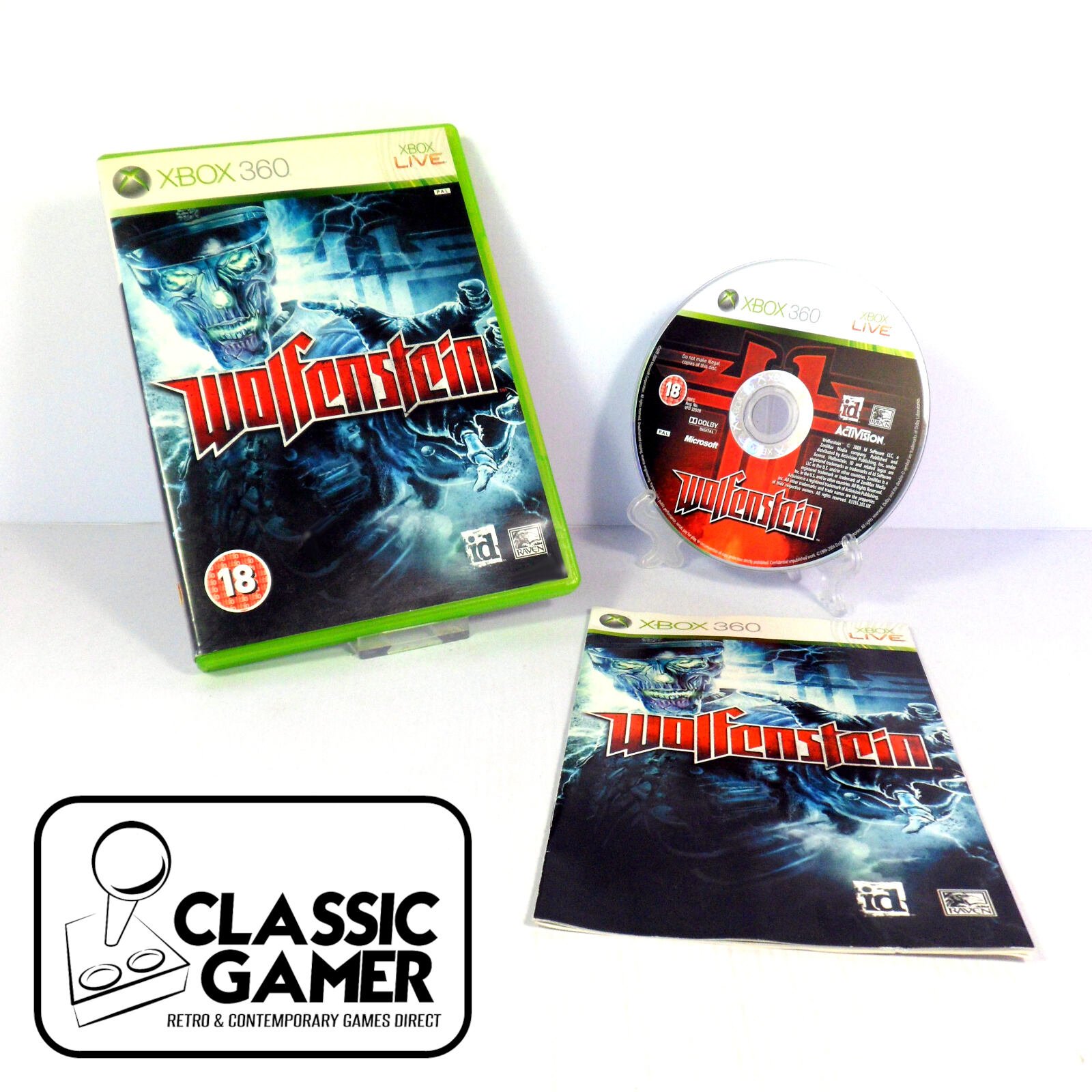 Wolfenstein (Microsoft Xbox 360) - ClassicGamer: Classic & Retro Games ...