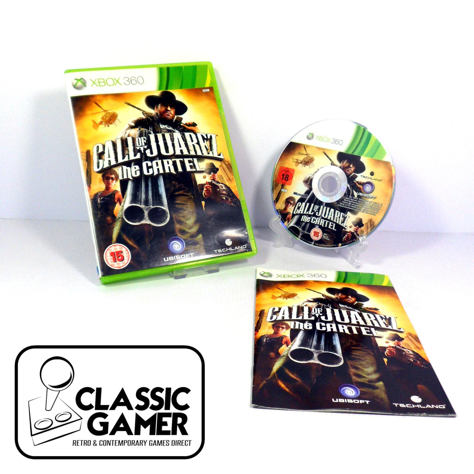 Call of Juarez: The Cartel (Microsoft Xbox 360) - ClassicGamer: Classic & Retro Games for Sale ...