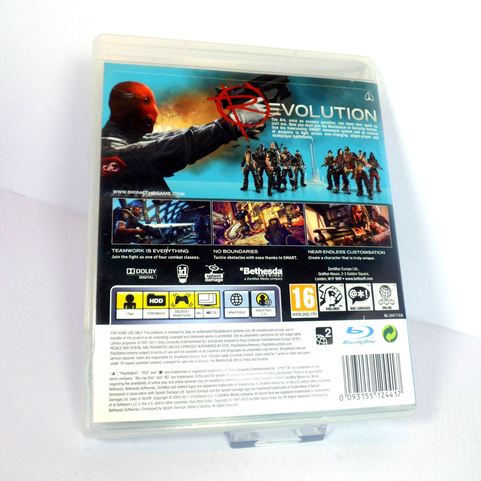 Brink (Sony PlayStation 3) - ClassicGamer: Classic & Retro Games for ...