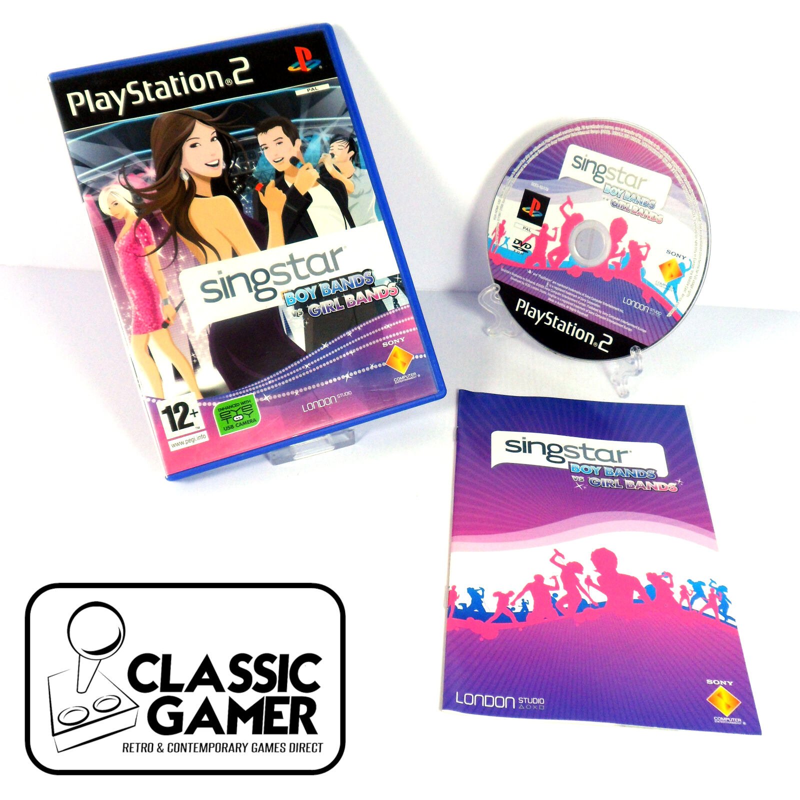 SingStar Boy Bands Vs Girl Bands (Sony PlayStation 2) - ClassicGamer ...